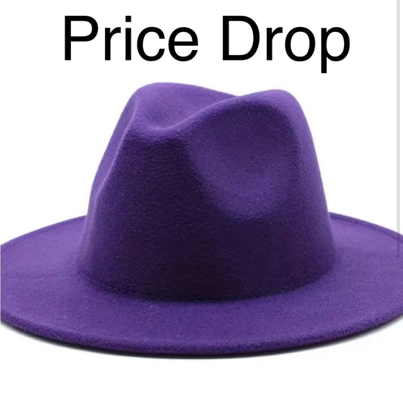Accessories | Purple Unisex Classic British Style Fedora Hat | Poshmark